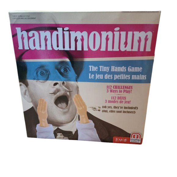 Mattel | Games | Handimonium The Tiny Hands Game 27 Mattel 112 Challenges Complete Rare | Poshmark
